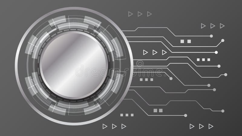 High Tech Technology Geometric Stock Vector - Illustration of cyber, digital: 160267743