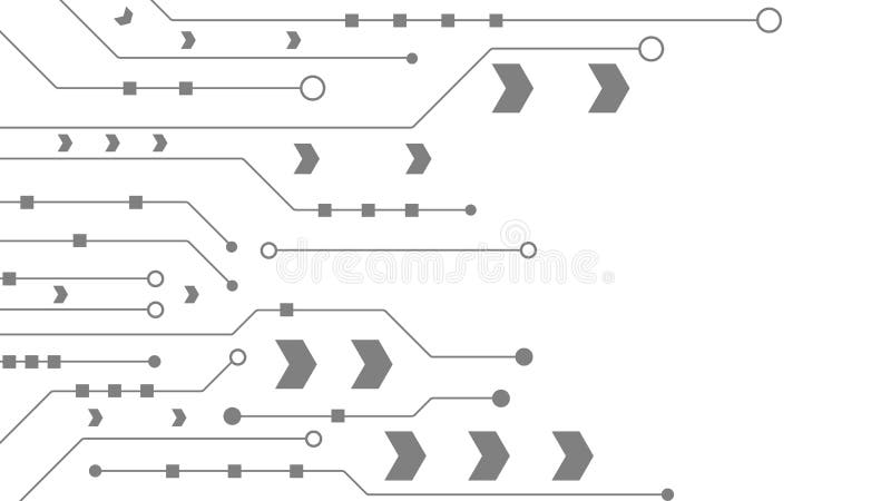 High Tech Technology Geometric Stock Vector - Illustration of design ...