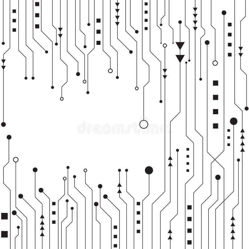 High Tech Technology Geometric Stock Vector - Illustration of system ...