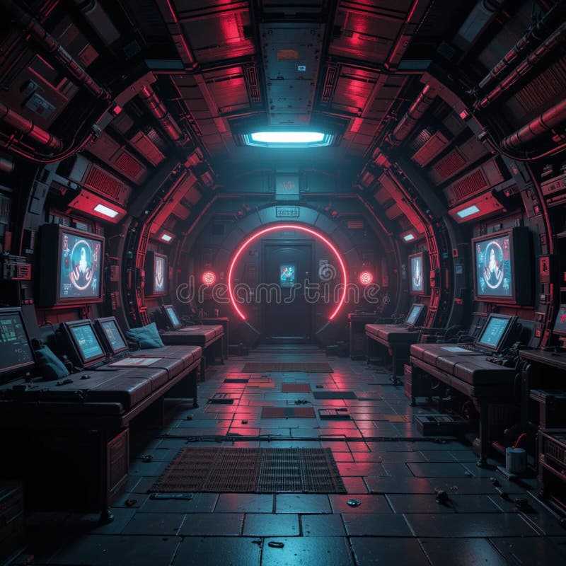 A High-tech Underground Bunker Where Humanity Survives after an AI ...