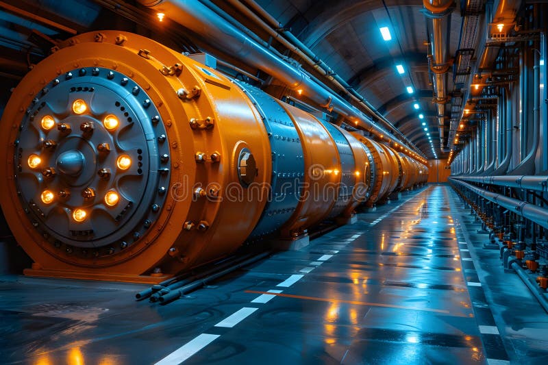 High-Tech Underground Facility - Advanced Machinery for Scientific ...