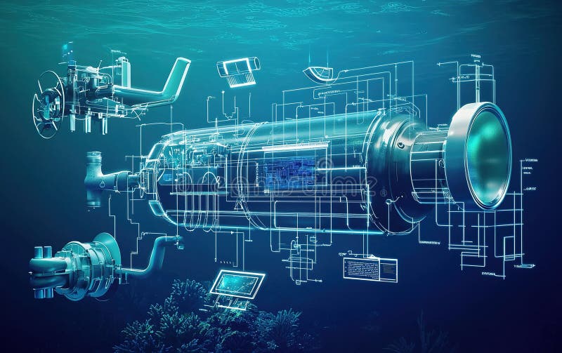 High-tech Underwater Exhaust System with Transparent Design and ...