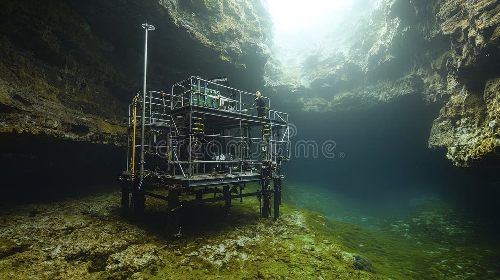 High-tech Underwater Sampling System Operating Remotely Ocean Cave ...