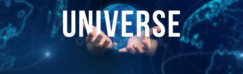 High Tech Universe Banner. Internet Digital Transformation, Next ...