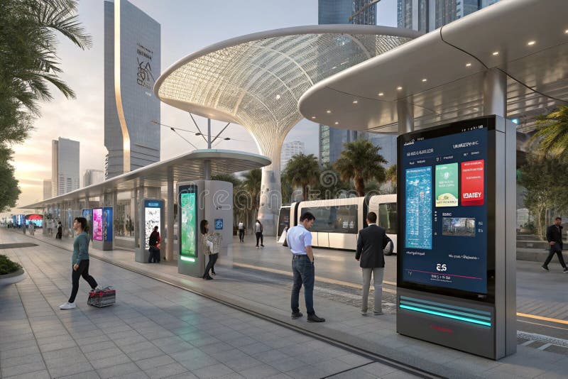 A High Tech Urban Mobility Hub Featuring Mobility - Generated by Ai ...