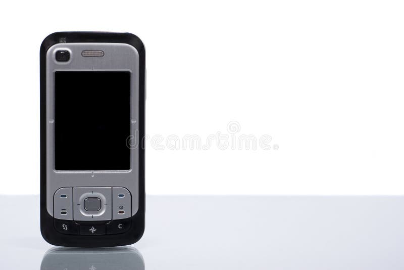 High-tech van Cellphone stock foto. Image of zwart, knockout - 6623990