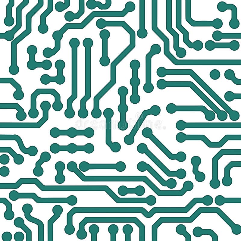 High Tech Vector Background. Processor Chip, Technology and Engineering ...