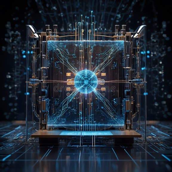 High-Tech Vector Design of Quantum Computer with Quantum Bits, Data ...