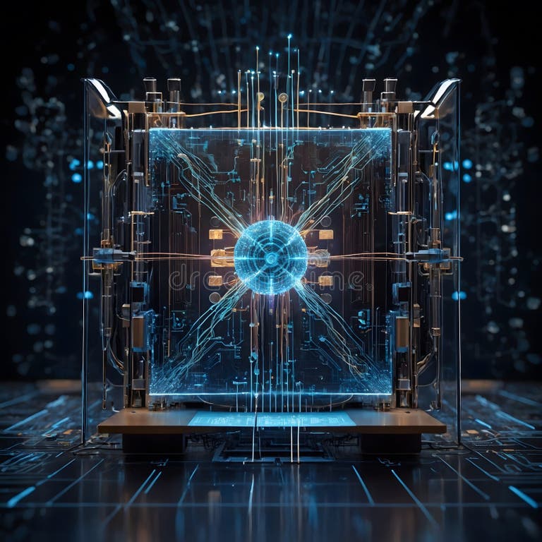 High-Tech Vector Design of Quantum Computer with Quantum Bits, Data ...