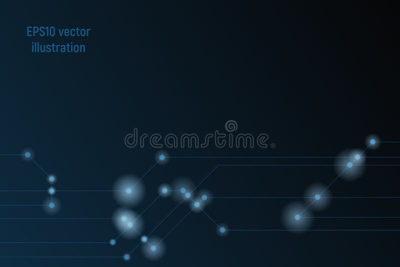 High Tech Vector Illustration. Stock Vector - Illustration of ...