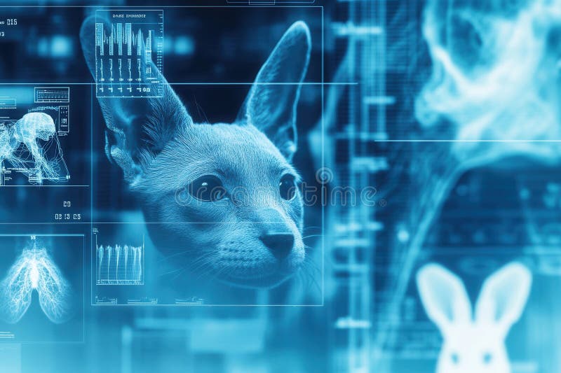 High-tech Veterinary Diagnostics Featuring X-ray and Ultrasound Visuals ...