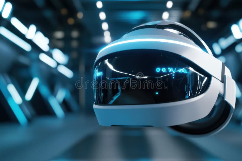 High-tech Virtual Reality Headset Showcasing Futuristic Design and ...
