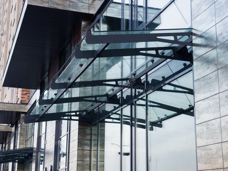 High-tech Visor Made of Metal and Glass Stock Photo - Image of ...