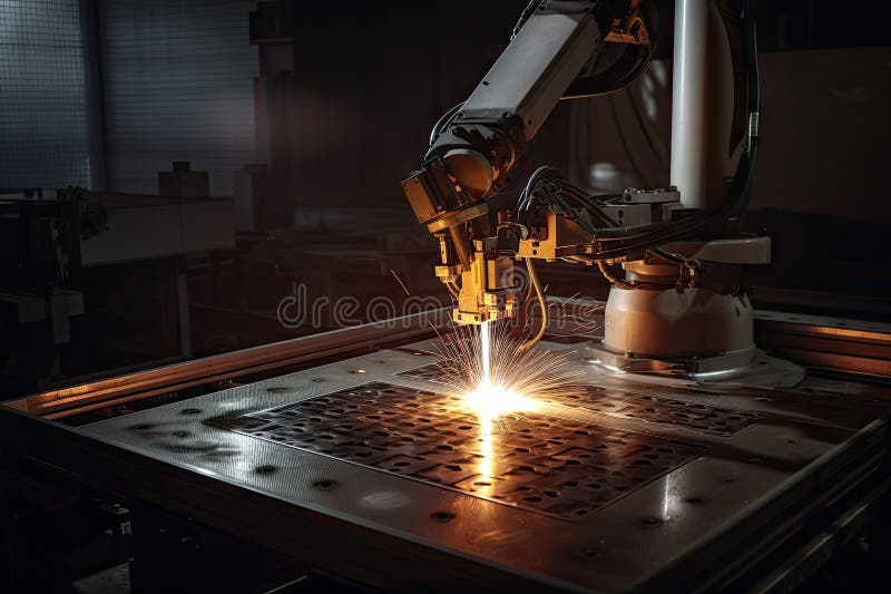 High-tech Welding Robot, Performing Complex and Intricate Welds on ...