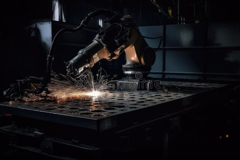 High-tech Welding Robot, Performing Complex and Intricate Welds on ...