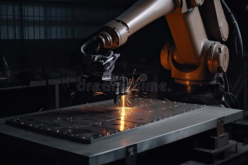 High-tech Welding Robot, Performing Complex and Intricate Welds on ...