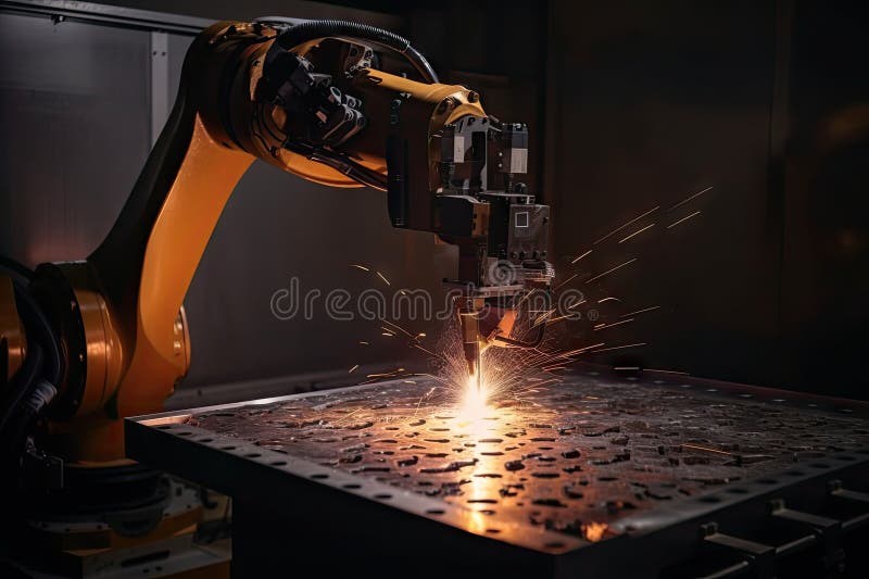 High-tech Welding Robot, Performing Complex and Intricate Welds on ...