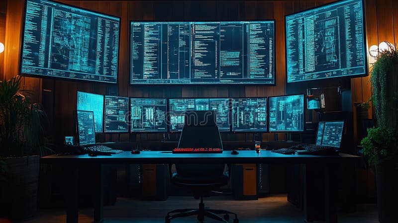 Dark Modern Workspace Stock Illustrations – 21,725 Dark Modern ...