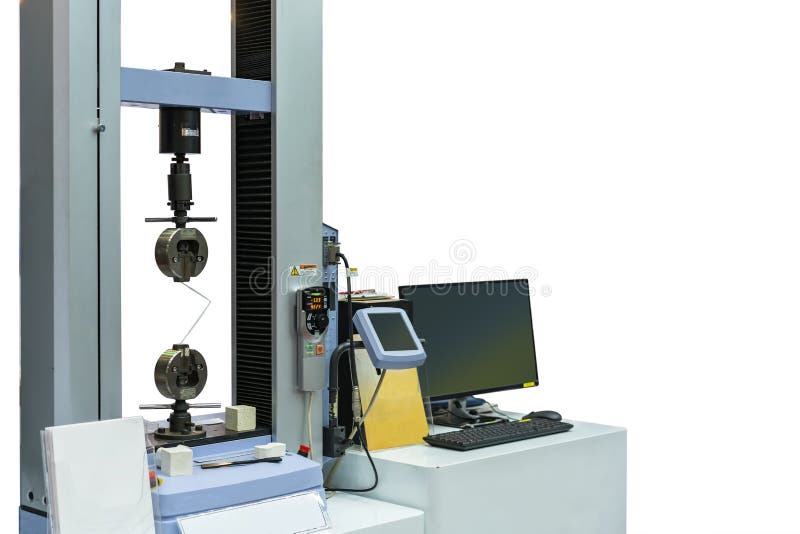 Tensile Strength Testing Machine on Laboratory Stock Image - Image of ...