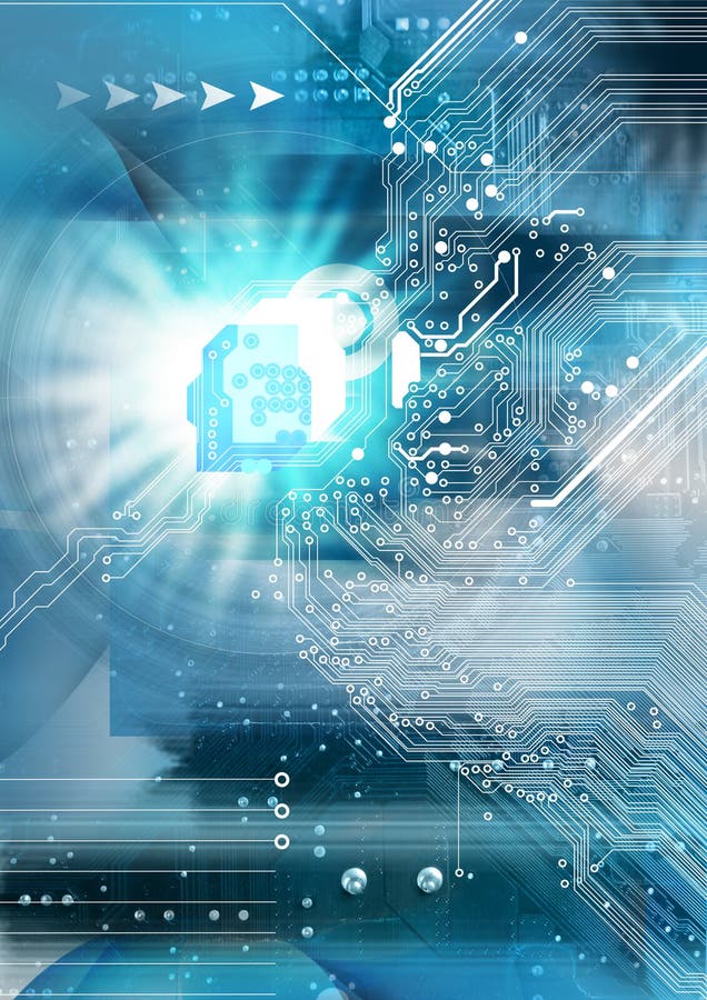 High technology background stock illustration. Illustration of ...