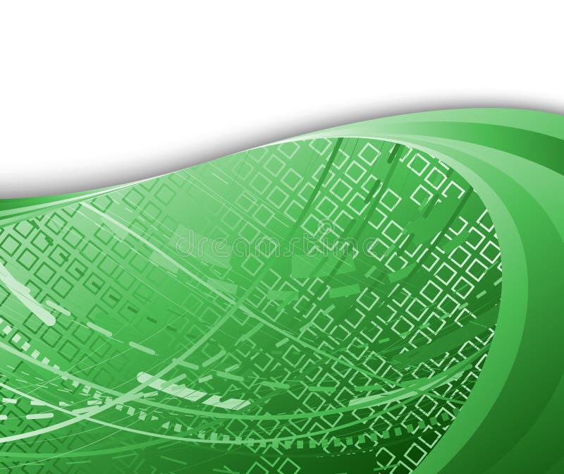 High Technology Background Green Color Stock Vector - Illustration of ...