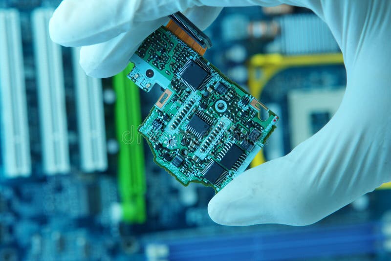 High technology chip stock photo. Image of chip, electronics - 8017612