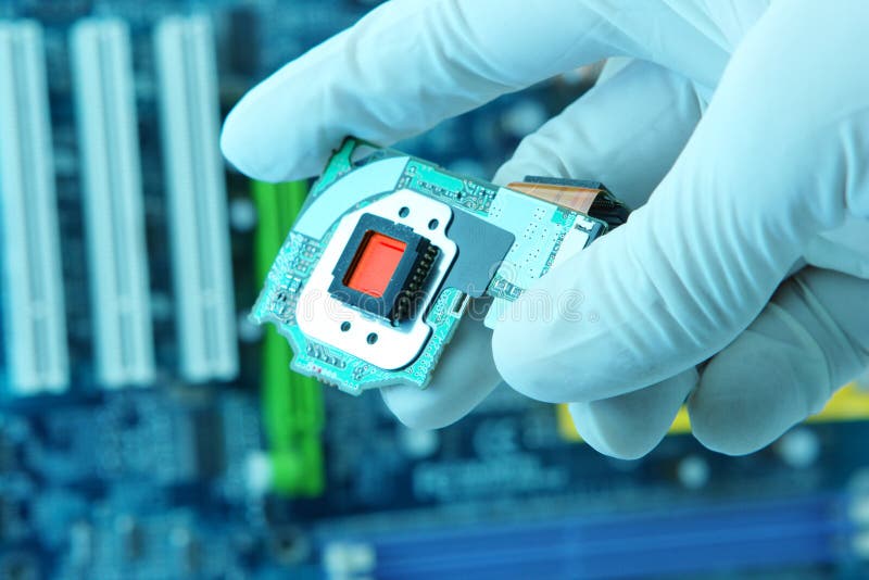 High technology chip stock photo. Image of chip, electronics - 8017612