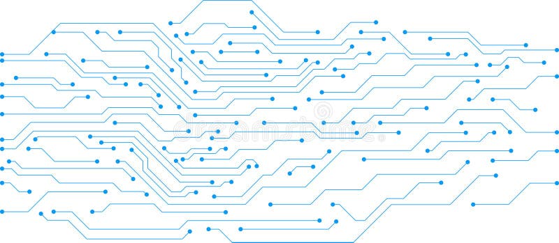 High Technology Concept with Circuit Board Texture Stock Vector ...