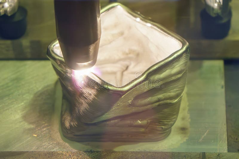 The High Technology 3D Printing Machine by TIG Welding Machine Stock ...