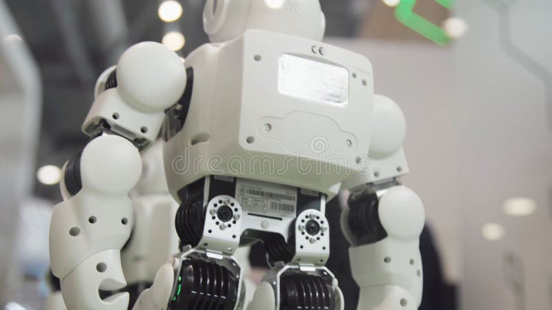 High Technology Future and Science Concept. Smart Humanoid Robots ...