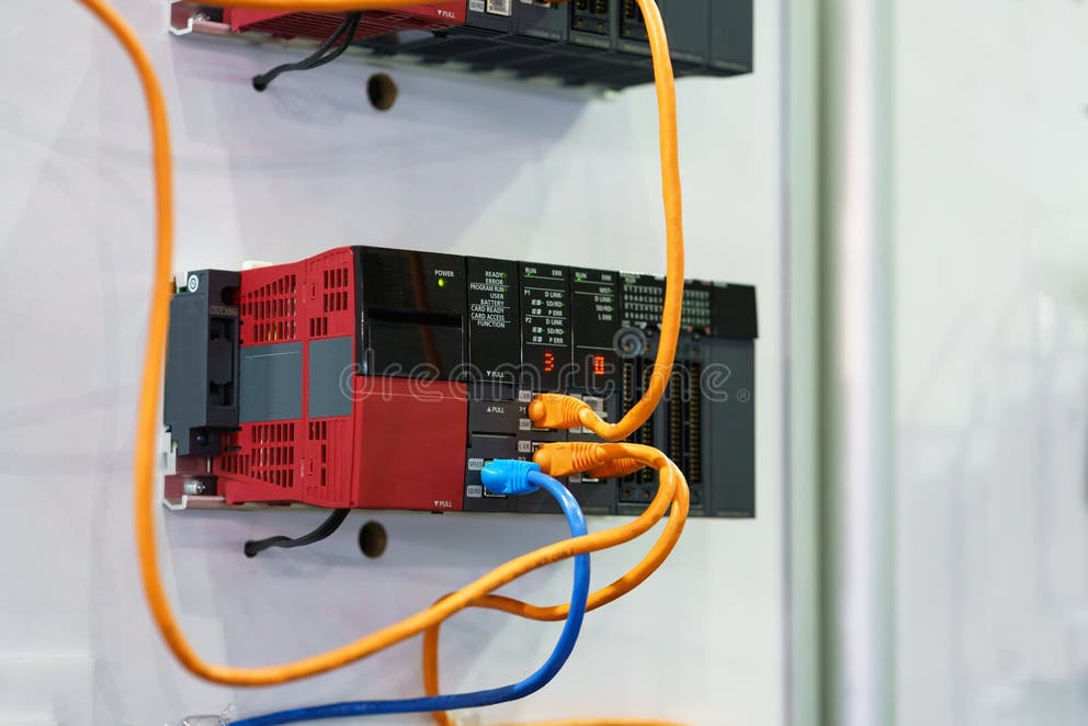 High Technology Industrial Machine Control by PLC Programing Log Stock ...