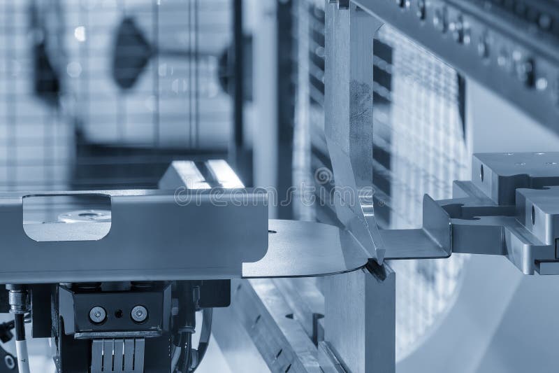 The High Technology Material Handling at Press Brake Bending Machine by ...