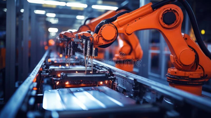 Material Handling and Palletizing Robot Stacking Boxes on Pallet in ...