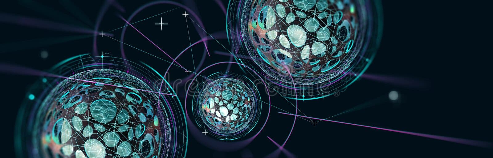 Digital Universe, Animated Typography Stock Illustration - Illustration ...