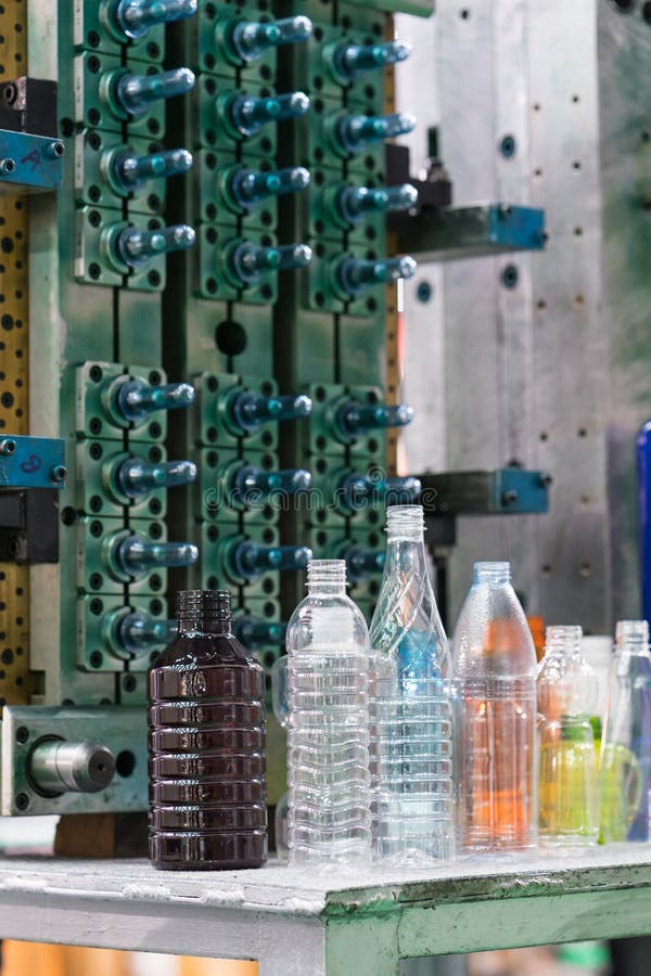 High Technology Plastic Bottle Manufacturing Industrial Stock Image ...