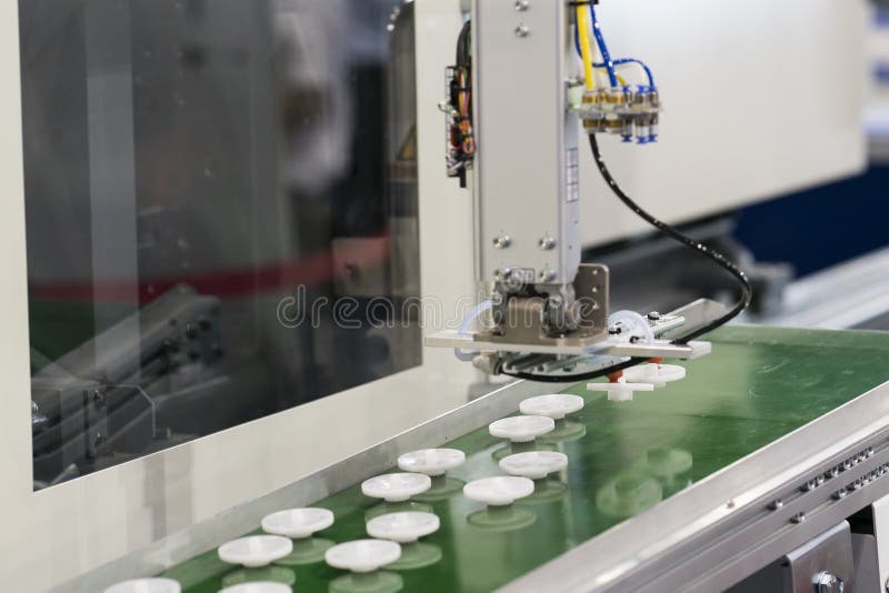 High Technology Plastic Cup Manufacturing Industrial Stock Photo ...