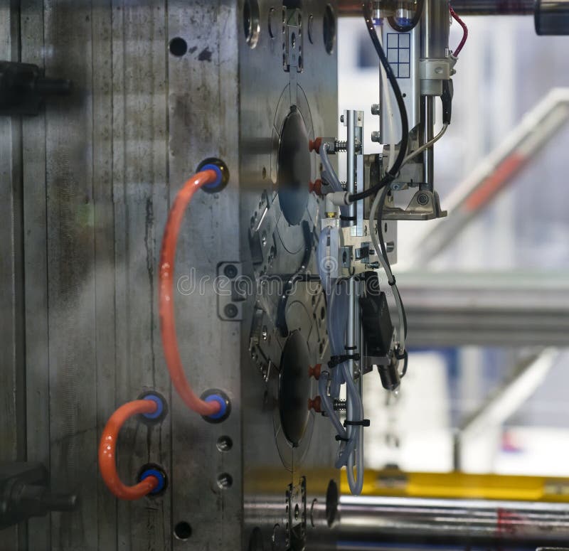 High Technology Plastic Cup Manufacturing Industrial Stock Photo ...