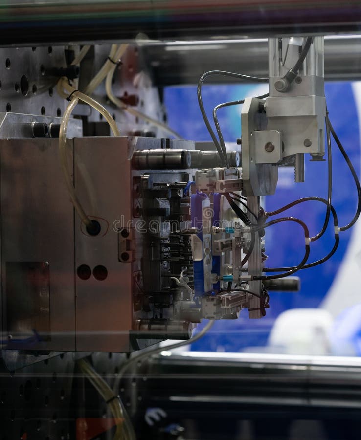 High Technology Plastic Part Manufacturing Industrial Stock Image ...