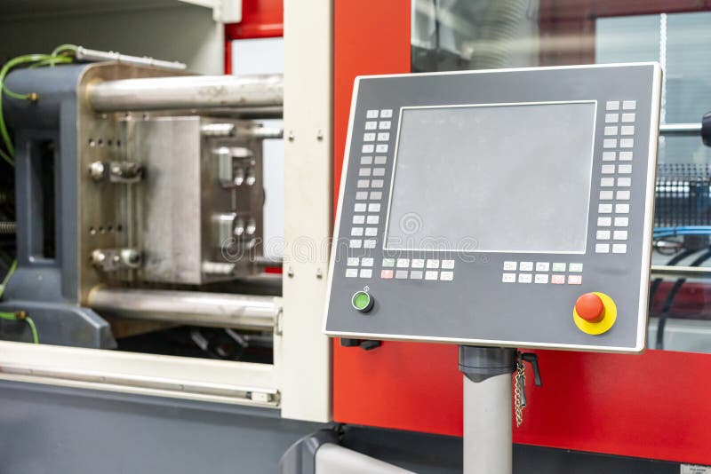 High Technology Plc Monitor Touch Screen And Push Button Of Control ...