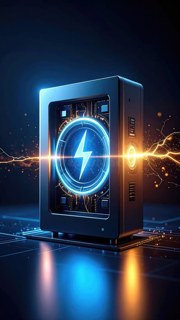 High Technology Power Supply Unit with Lightning Effect and Digital ...