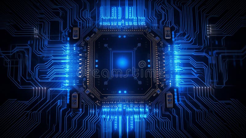 High Tecnological Electronics Background Stock Illustrations – 1 High ...