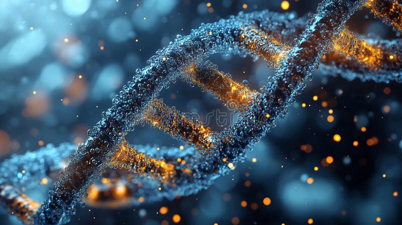 High-temperature Dna Denaturation Showing Molecular Effects Stock ...
