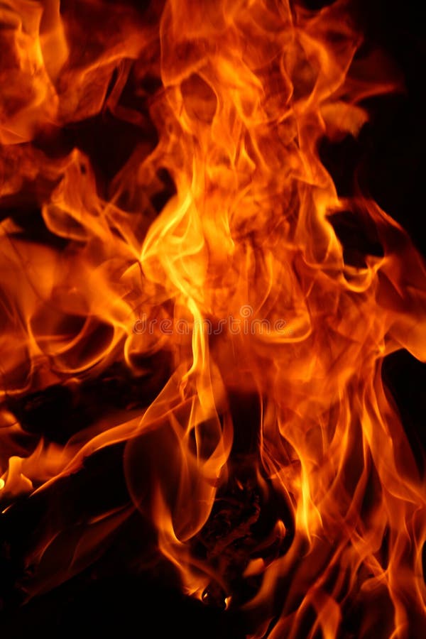 High Temperature Fire Flames Stock Image - Image of fuel, texture ...