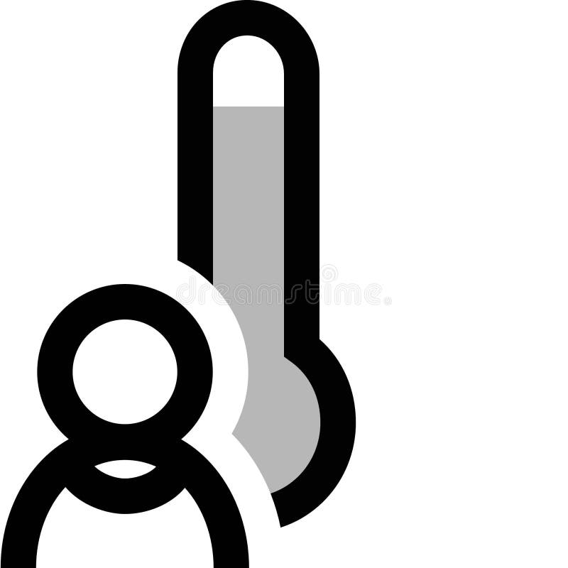 High Temperature Human Avatar Stock Image - Illustration of diagram ...