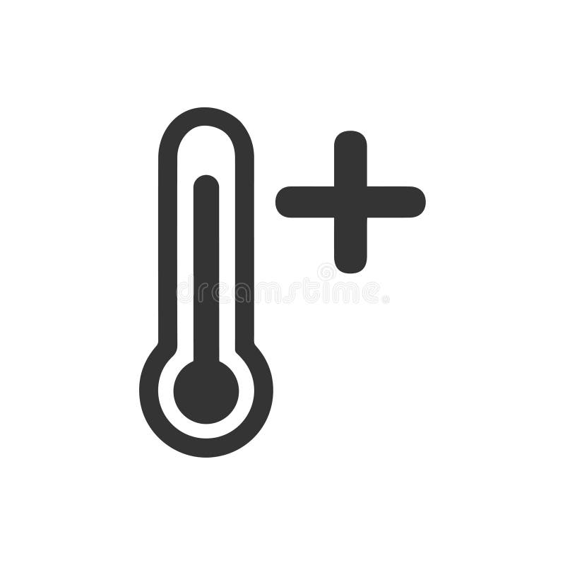 High Temperature Icon stock vector. Illustration of temperature - 111405186