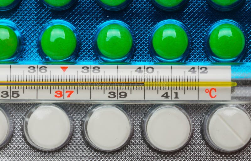 High Temperature Treatment Using the Tablets Stock Photo - Image of ...