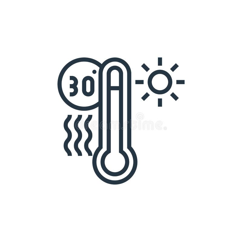 High Temperature Icon. Filled High Temperature Icon for Website Design ...
