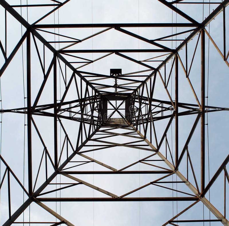 High tension 2 stock image. Image of power, powerlines - 50788821