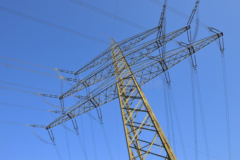 High Tension Electrical Power Stock Image - Image of tower, high: 20034491