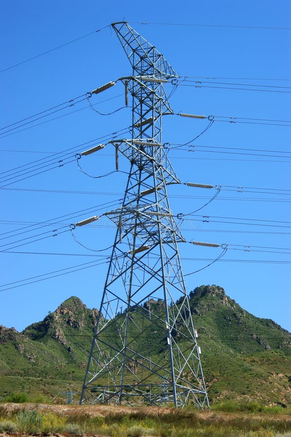 High-tension line stock photo. Image of frame, electrical - 21175596